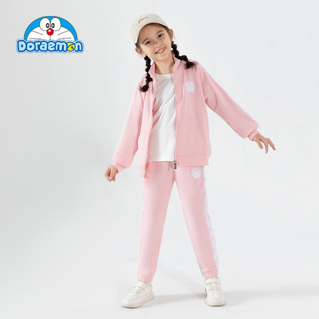 Doraemon children's clothing spring and autumn children's suit girls ...