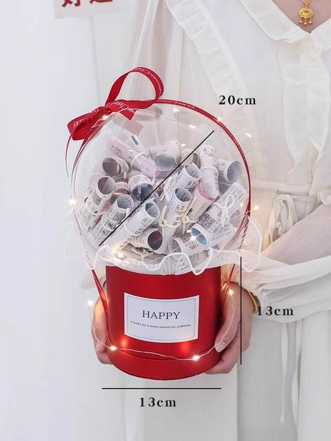 Chinese Valentine's Day Handmade Gift Limited Gift Box Creative Red ...