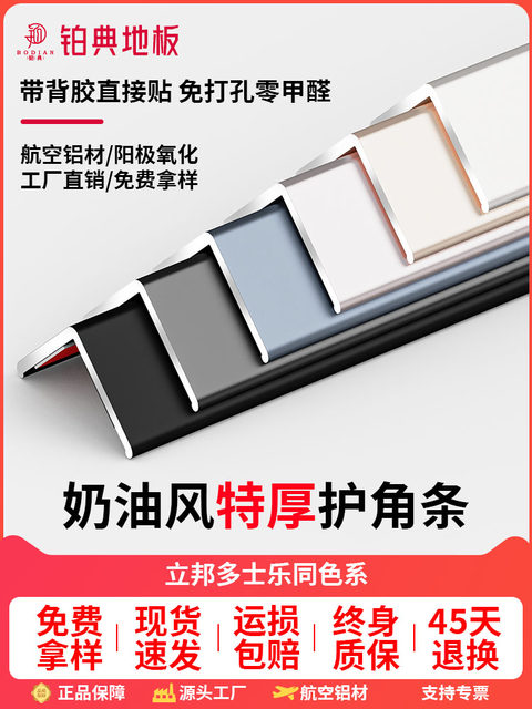 Titanium aluminum alloy thickened corner strips corner protection ...