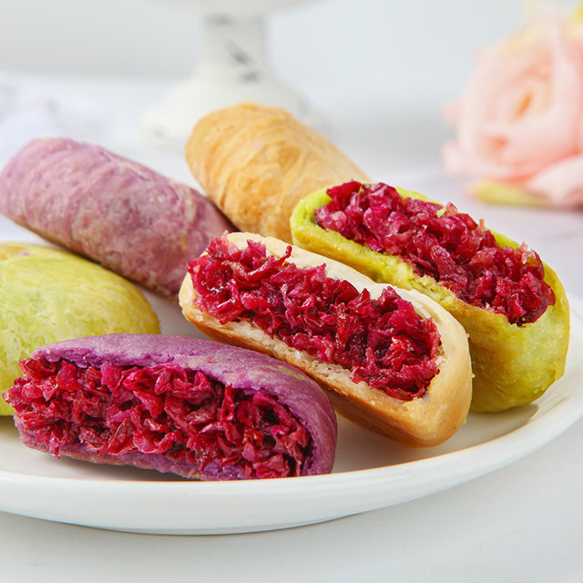 Flower cake Yunnan specialty original classic rose cake breakfast box ...