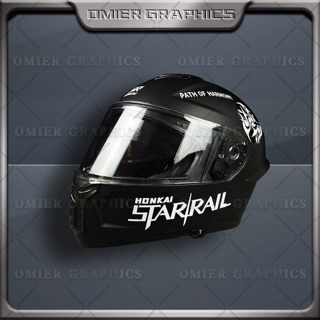 Suitable for motorcycle helmets STARRAIL stickers, full-face helmet ...