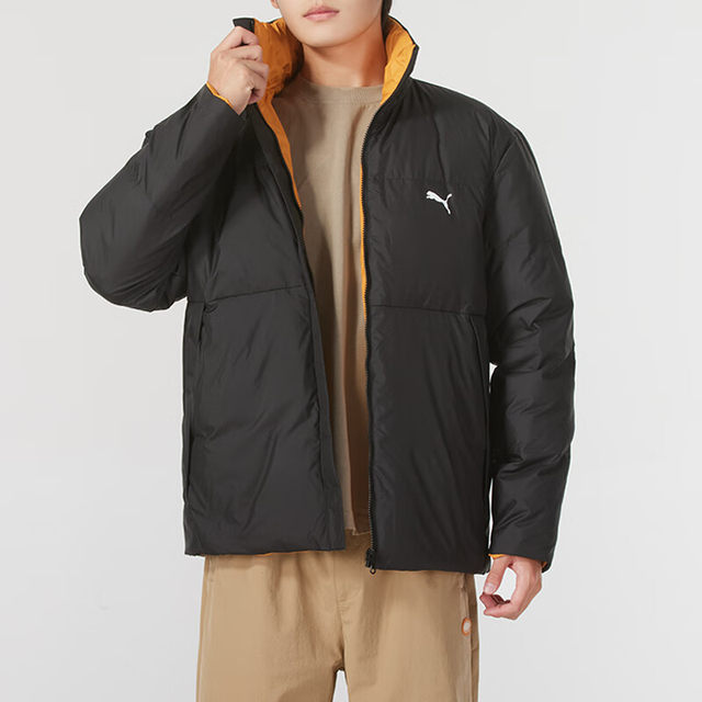 PUMA/Puma down jacket on both sides of men and women in winter new ...