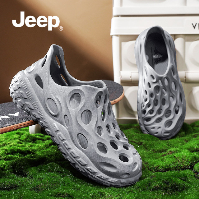 JEEP Jeep Croc Shoes Men's Summer Outerwear Venom Sandals 2024 New ...