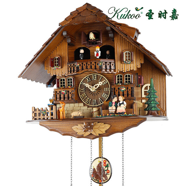 Saint -time Jialing Sali Bird Bird Clock Villa Gurgu bell quiet ...