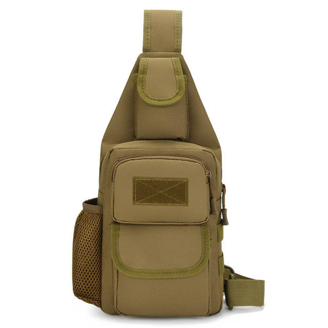 New men's bag multifunctional tactical chest bag outdoor travel ...