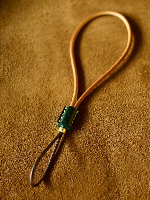 Leather wristband Camera latch rope, handmade head layer cowhide rope ...