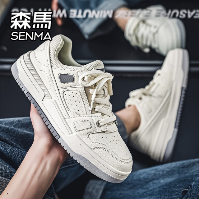 Semir men's shoes autumn trendy brand versatile casual white sneakers ...
