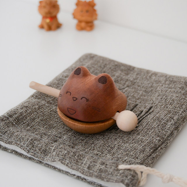 Small wooden fish quietly fish, decompress and knock mini solid wood ...