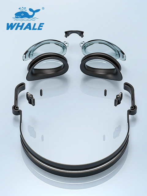 Whale swimming goggles waterproof and anti-fog high-definition myopia ...