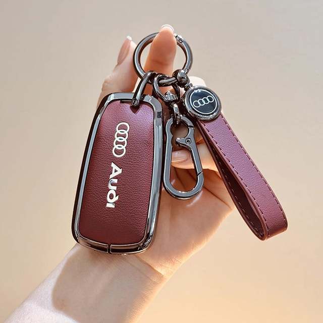 Applicable to the Audi Q5L key cover new A4L car A6L female A3L q2l male A7L Q7 A8L shell A5L buckle