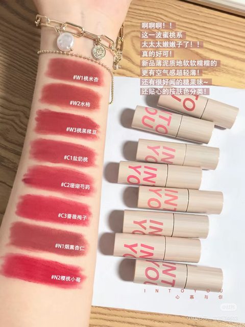 INTO YOU Lip Mud Air Lip Gloss Lipstick W2 Matte Magnificent Velvet ...