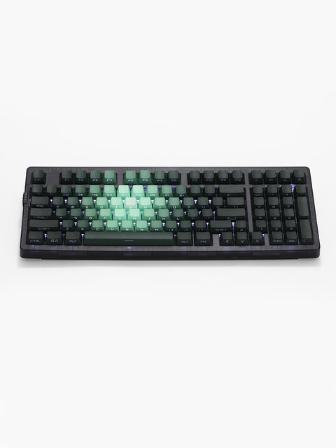 ZH980 Green Rose Mechanical Keyboard Wired Wireless Bluetooth ...