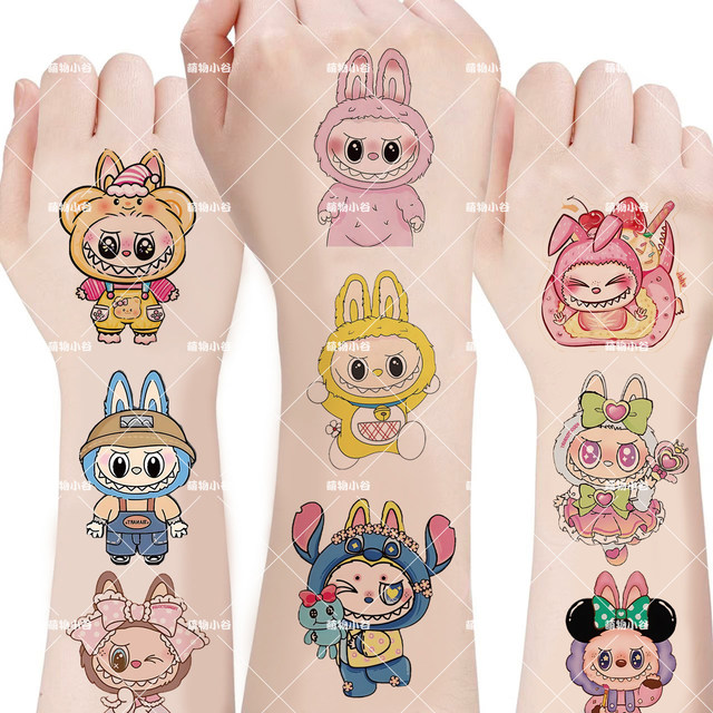 New Rabu tattoo stickers for children cartoon waterproof rewards for ...