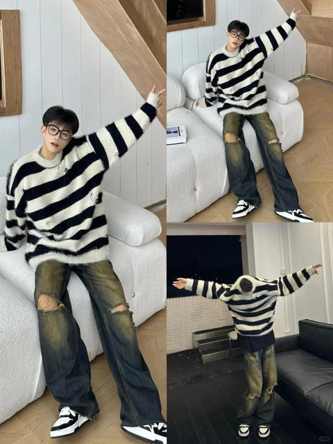 Men's 2024 new autumn niche designer male sunlight clean boy loose Hong ...