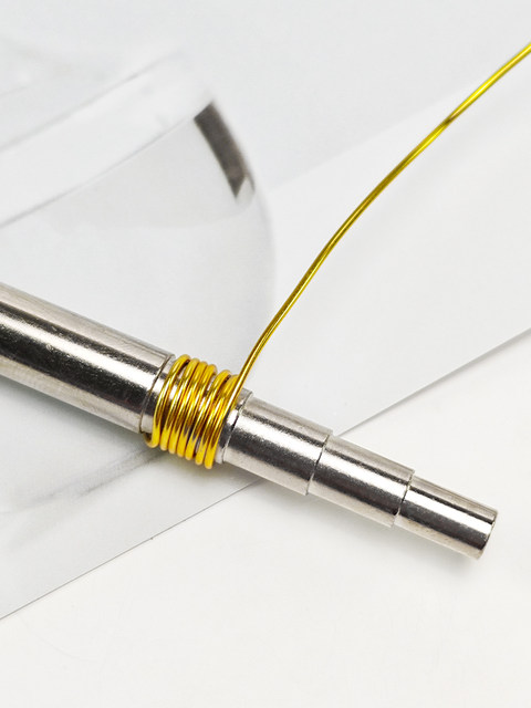 Five-section manual winding rod DIY rope braid steel coil winding coil ...