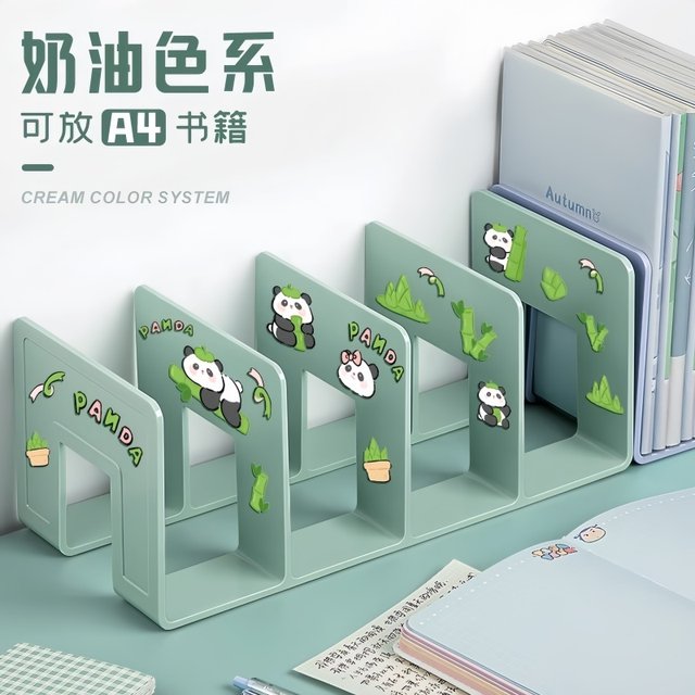 Desktop bookshelf book stand student desk organizer book artifact ...