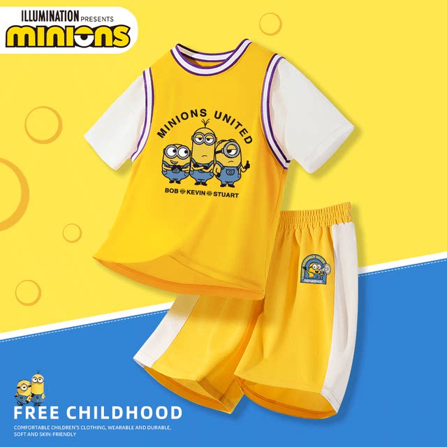 Minion children's clothing, boys' summer clothing suit, children's ...