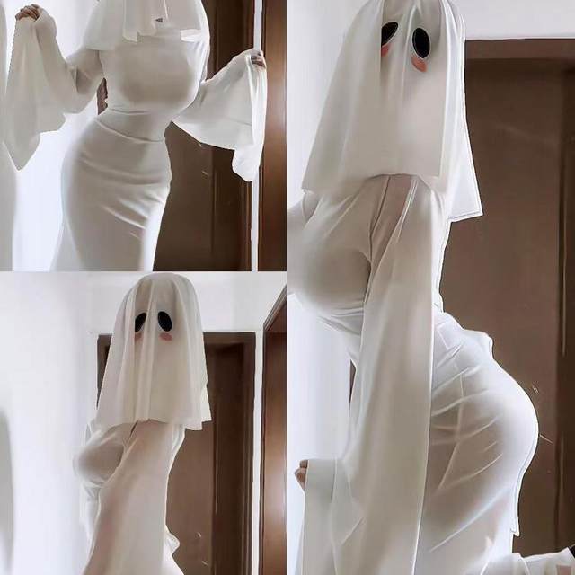 Halloween cos ghost girl Mrs. Kyoko same style Halloween cute ghost cosplay costume dress for women