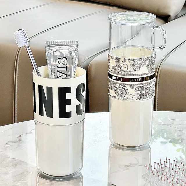 Travel mouthwash cup portable triple one -one tour small electric ...