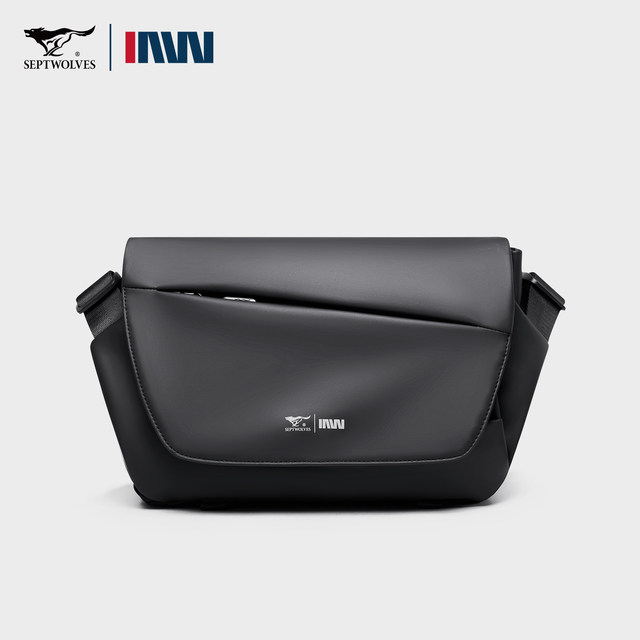 Seven Wolves Crossbody Bag Men's Large Capacity Shoulder Bag 2025 New ...