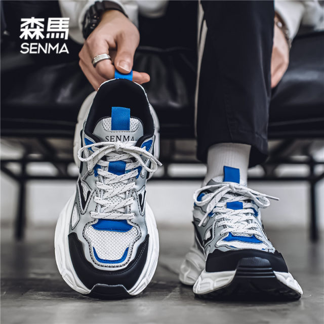 Senma/Senma Men's Shoes Spring Advanced Fighting Color Summary Daddy ...
