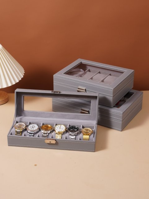 Leather watch box, watch storage box, watch display box, watch box ...