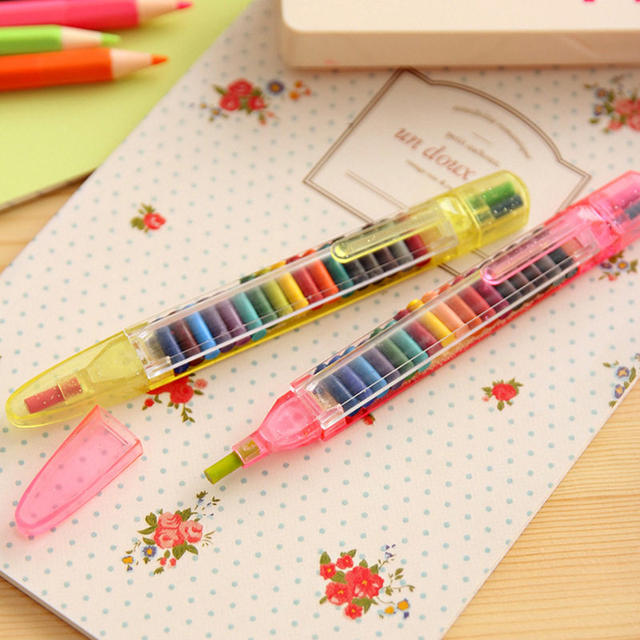 Crayon DIY Rainbow Colorful Lead Creative Personality 20 Color ...