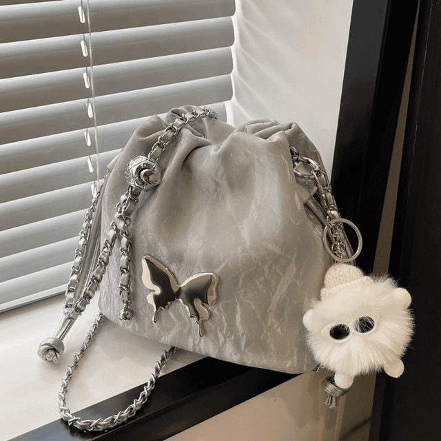 2025 new Korean high-end versatile bucket bag summer niche design chain ...