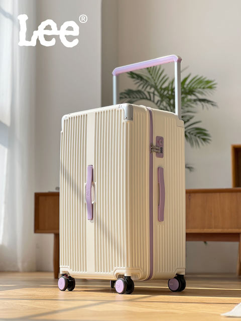Lee Large-Capacity Suitcase with Wide Handle, Thickened Travel Case ...