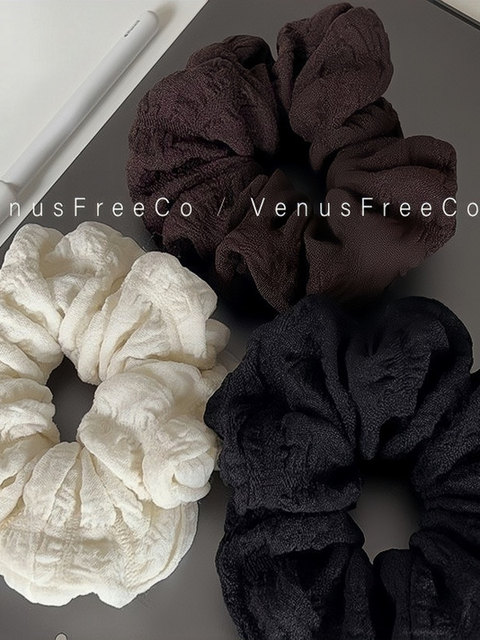 Large intestine hair circle Internet celebrity 2025 new French retro ...