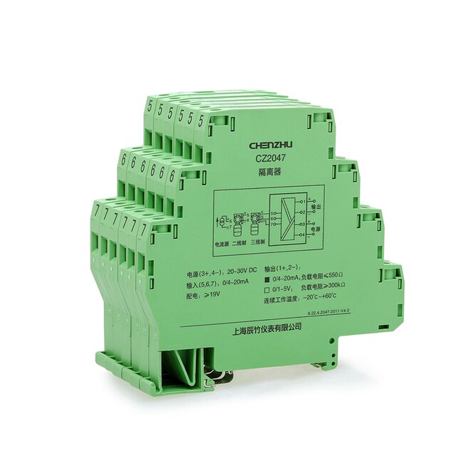 Shanghai Chenzhu Instruments Cz2047 One-In-One-Out Signal Isolator with 24V Power Supply and 0/4 ...