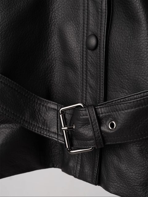 Y*L imported lychee bubble sheepskin short jacket for women single ...