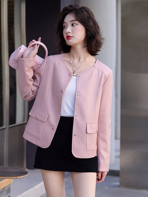 Haining genuine leather leather jacket for women 2025 new spring and ...