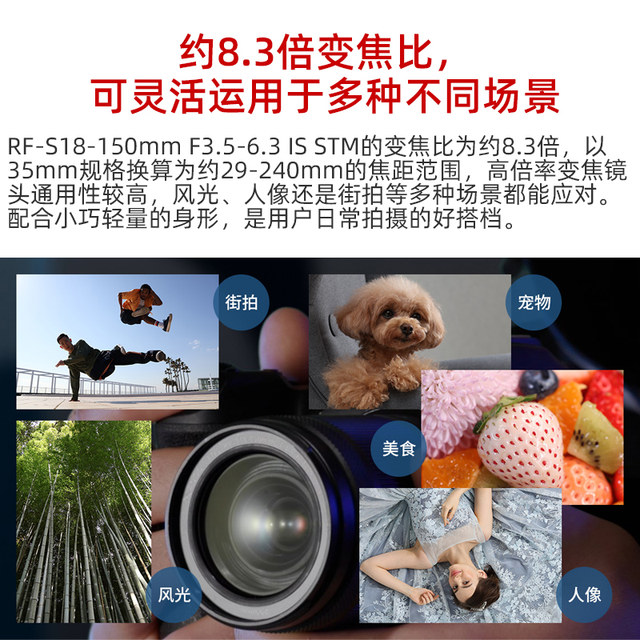 Canon RF-S 18-150mm F3.5-6.3 IS STM Special micro single telephoto lens ...