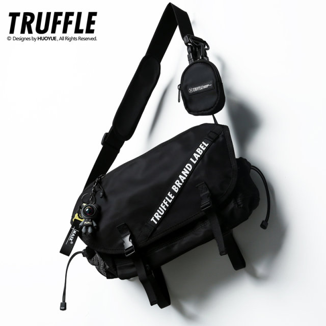 TRUFFLE messenger bag men's tide brand casual shoulder bag Personal bag ...
