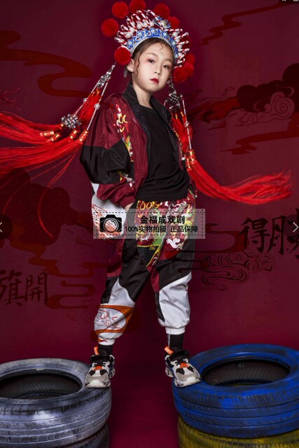 Children's Photography Country Chao Fengfeng crown Peking Opera opera ...