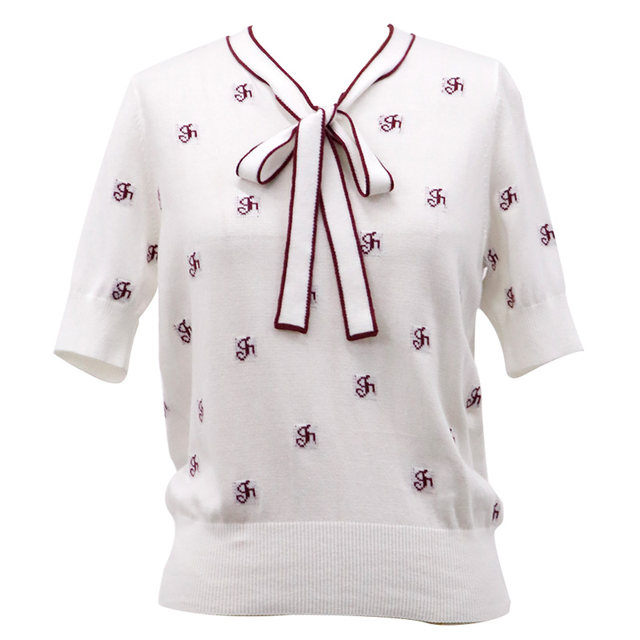 JNINA JNINA Guo Peiling spring and summer new LOGO printed women's T ...