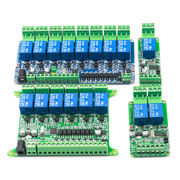 JESSINIE Modbus-Rtu 7-24V 4 Channel Relay Module Switch Modbus RTU ...