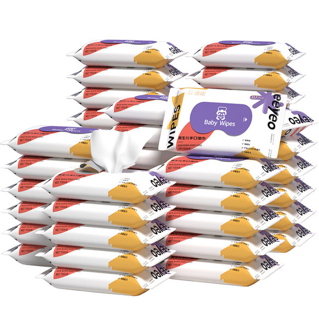 Deyou Baby Wet Wipes Small Packet (30 Packs) Portable Wet Wipes for ...