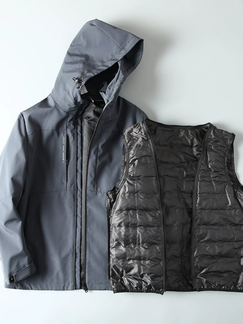 Wear multiple clothes to remove graphene inner liner all-round jacket ...