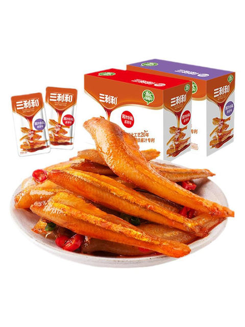 Sanlihe dried fish, spicy fish larvae, Hunan specialty snacks, small ...