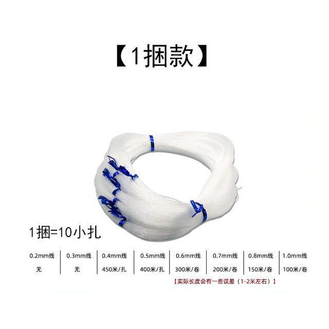 Non-elastic fish silk thread, transparent wear-resistant crystal thread ...