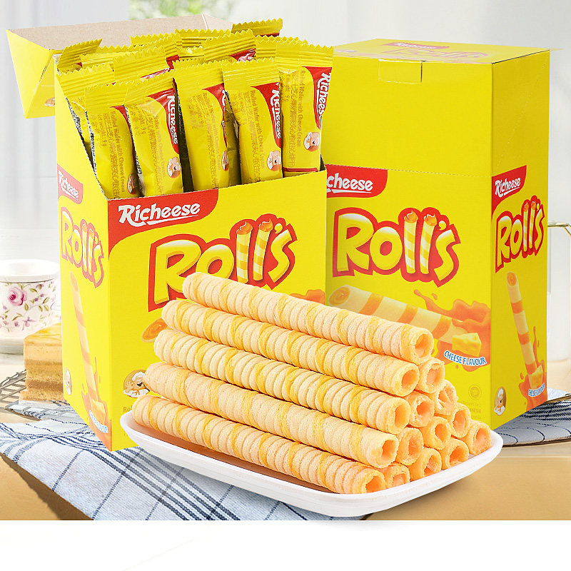 Richeese Lissi Cheesy Heart Stick - 180g ინდონეზიური ვაფლის ნამცხვარი