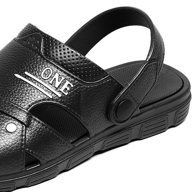 New rubber sandals for men, summer, middle-aged dad, breathable sandals ...