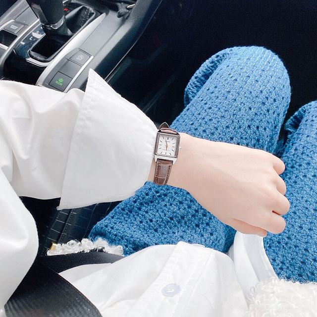 Casio CASIO watch women's small square watch retro examination quartz women's watch LTP-V007L ...