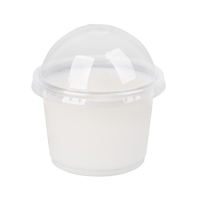 Double -skinned milk special cup pudding cup disposable ice cream ...