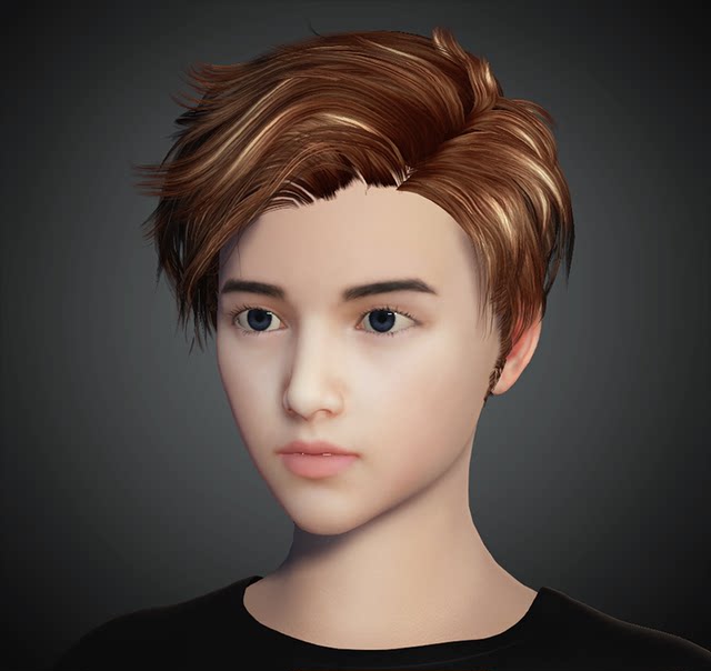 CC4/3 material iClone8/7 model 20 handsome male hairstyles without characters H181