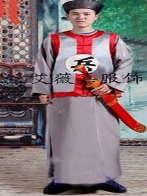 The imperial guards in the Qing Dynasty, the ancient costumes of ...