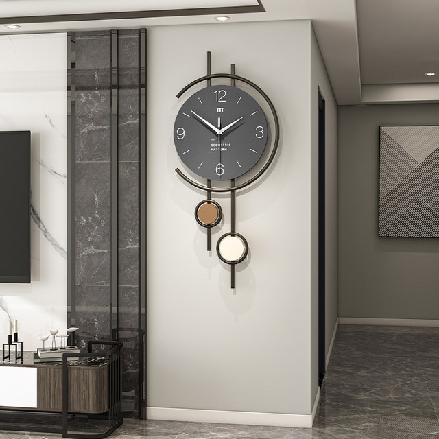 Modern simple creative decorative clock wall clock living room home ...