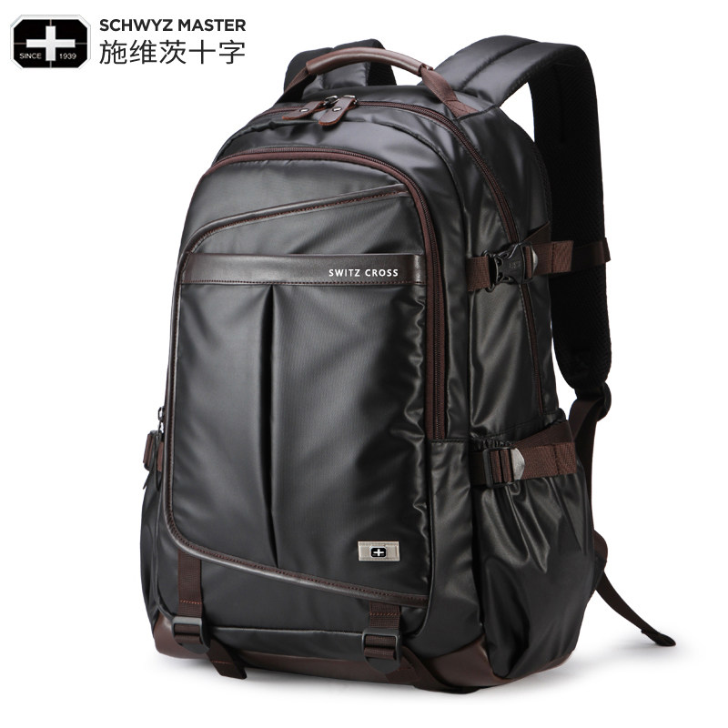 Swiss Backpack for Men's Leisure and Business Travel with Large Capacity